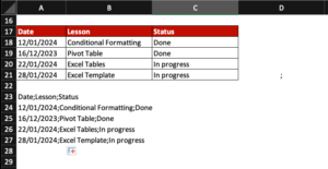 Excel Semicolon Separated Values