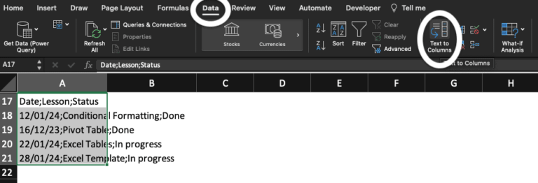 How To Split Semicolon Separated Values In Excel